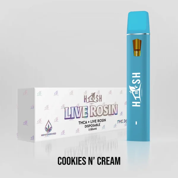 Hash House Live Rosin + THCA Disposable: COOKIES & CREAM - the dopest shop