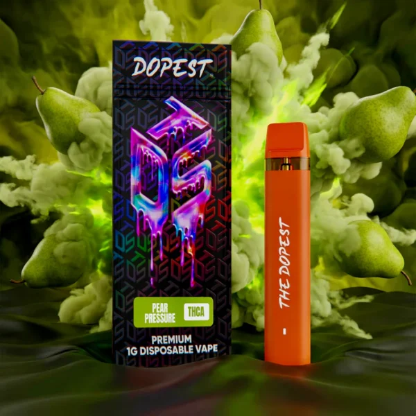 Pear Pressure Hybrid THCA Vape Disposable - the dopest shop